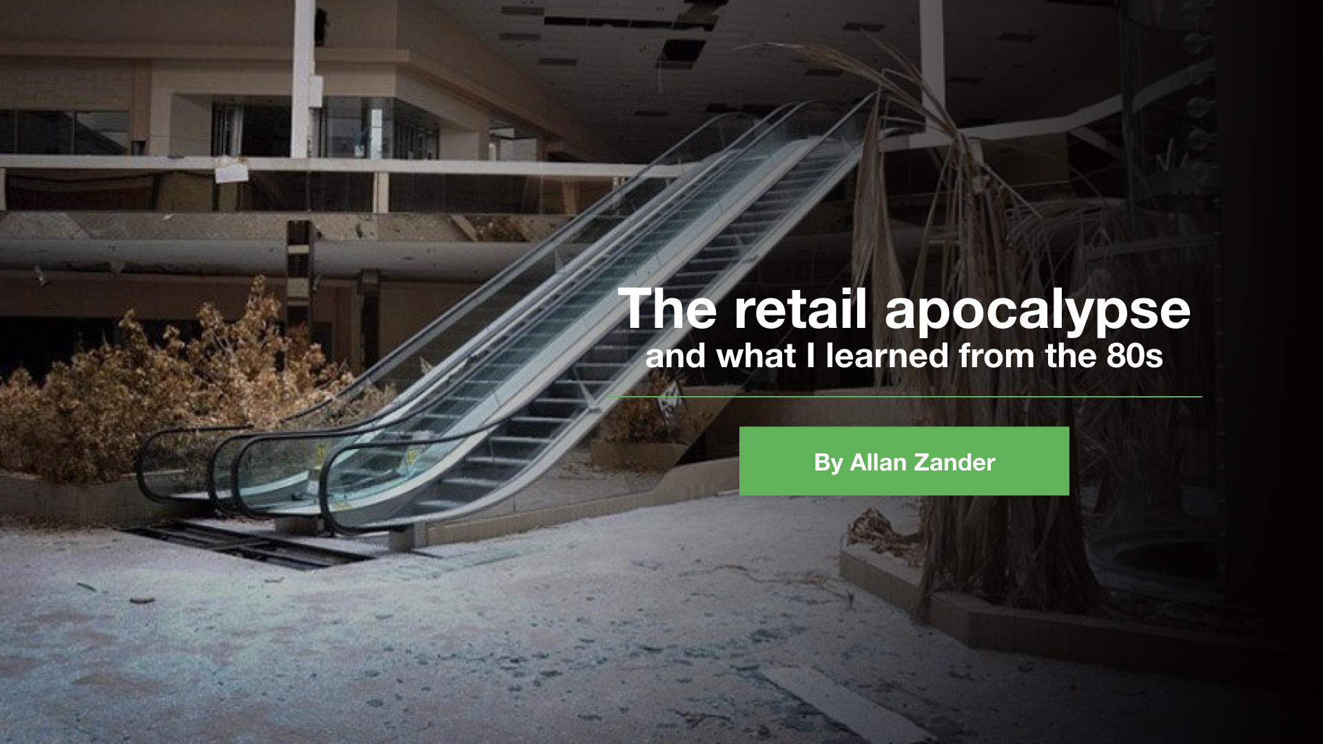 The retail apocalypse and what I learned from the 80s | omNovos